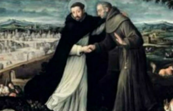 The connection between the Franciscans and Dominicans began with their ...